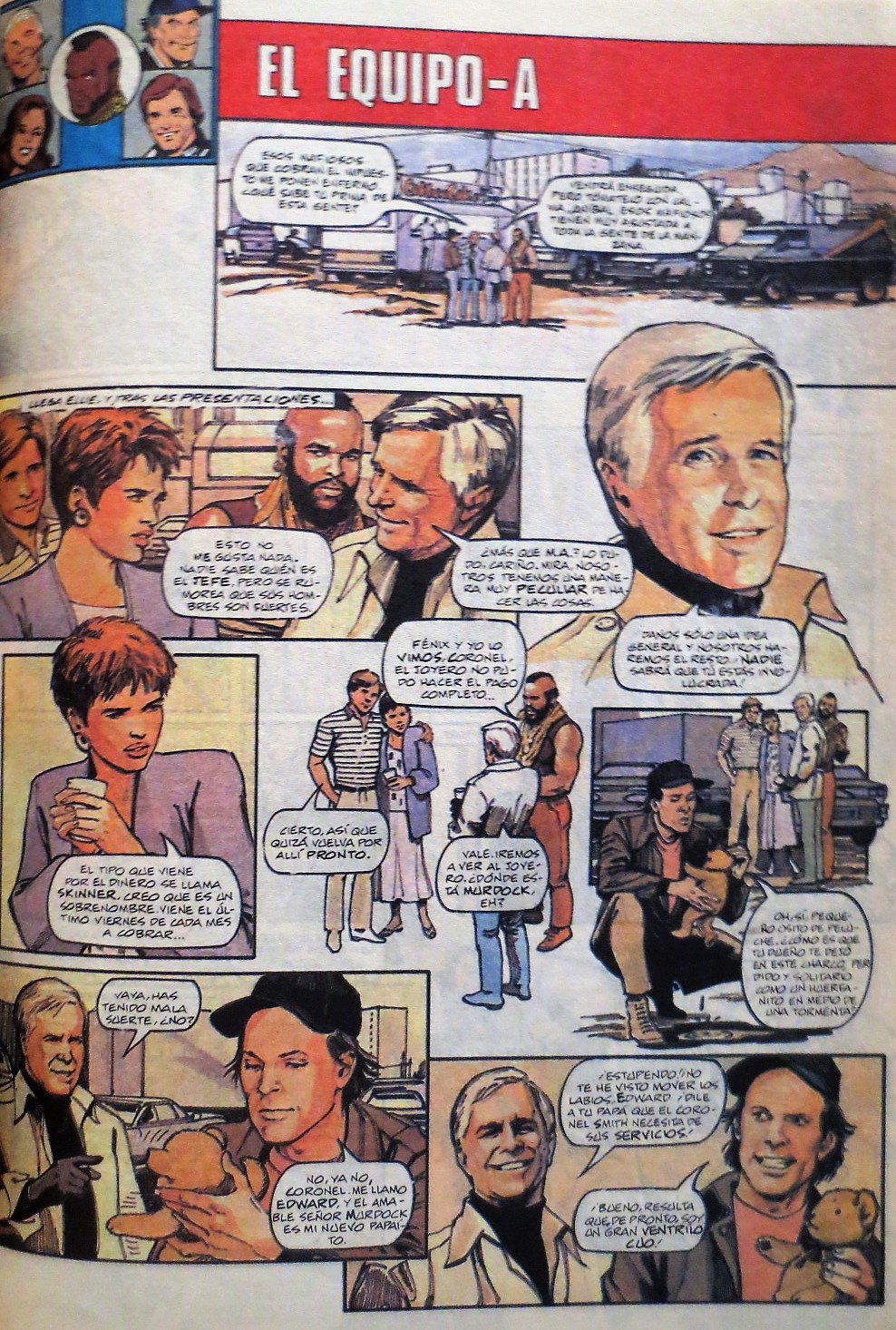 EL RINCON DEL TARADETE: El Equipo A (The A Team) en Comics Forum