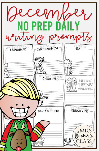 No Prep Daily Journal Writing Prompts | Mrs. Bremer's Class