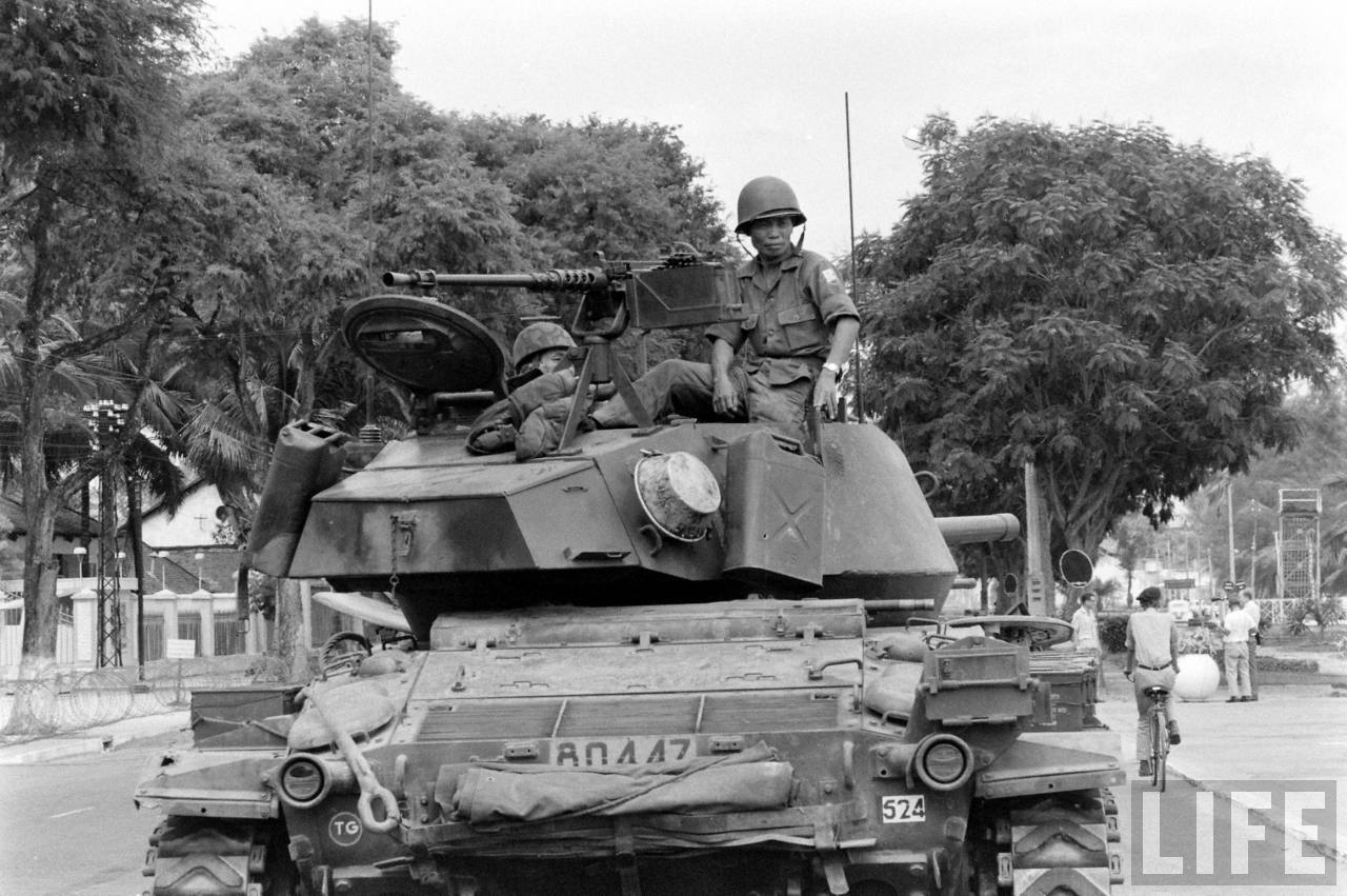 Land Sea Air & Space: ARVN M24, 1963 South Vietnamese coup.