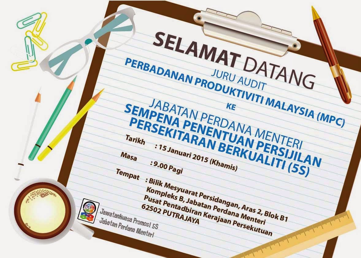 Ekosistem Kondusif Sektor Awam (EKSA): SELAMAT DATANG JURU AUDIT 5S MPC