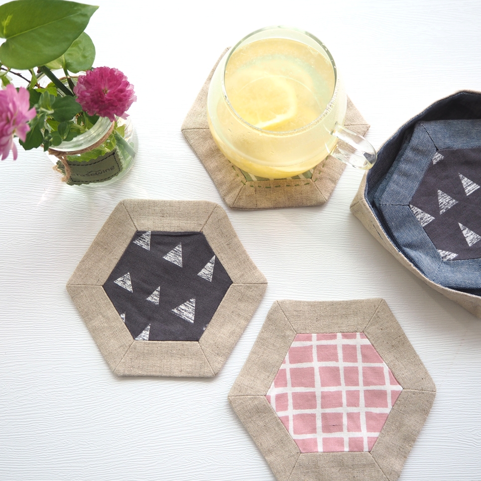 DIY Hexagon Coaster ~ Free-Tutorial.net