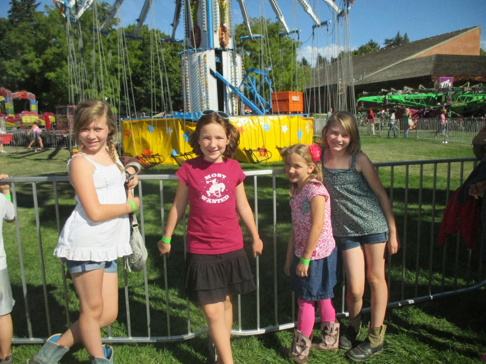 My girls at the Kittitas County Fair and Ellensburg Rodeo