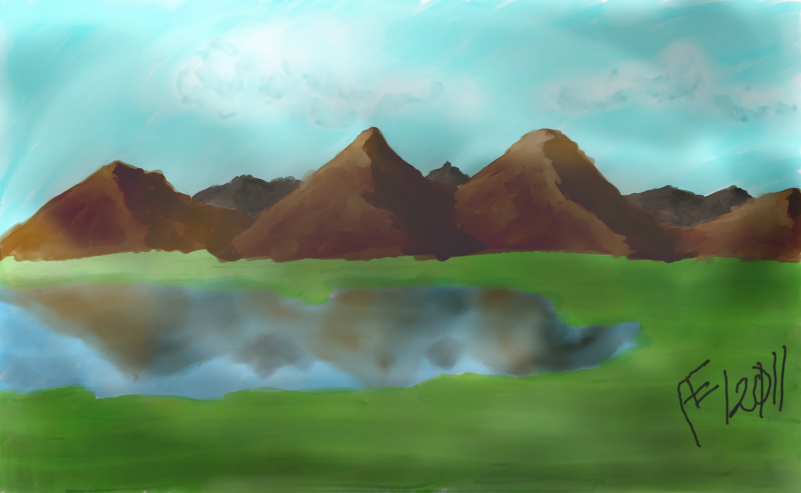 Yo Soy Un Artista En GIMP: PAISAJES CREADOS EN GIMP