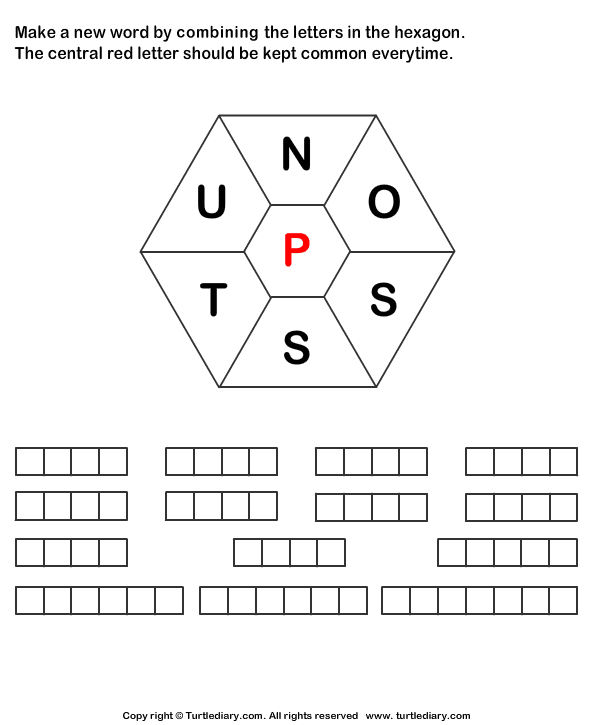 Making Words With Letters ~ Thankyou Letter