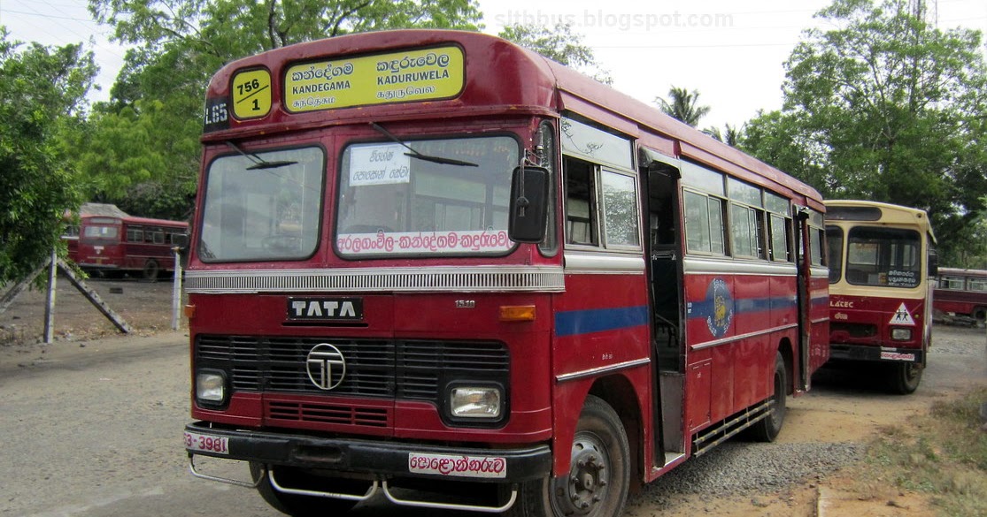 SLTB buses - ශ්‍රී ලංගම බස්: Ruby bodied TATA LP 1510/52 bus from SLTB ...