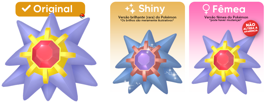 Pokédex Completa: Starmie (Pokémon) Nº 121