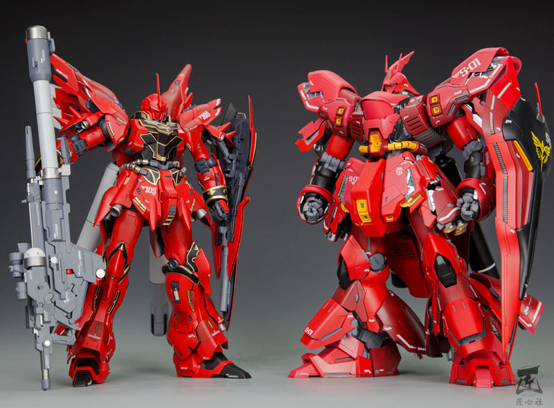 Custom Build: MG 1/100 MSN-06S Sinanju [Detailed]