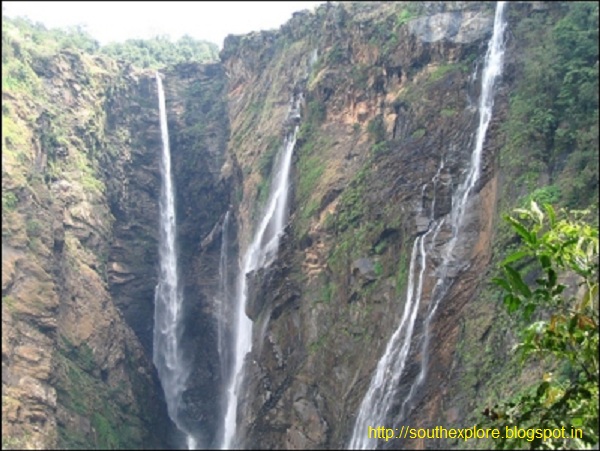 Jog Falls Map