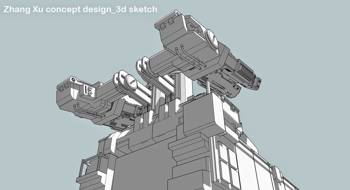 Alan Zhang(Xu Zhang) Concept art and design: Some my old sketchup ...