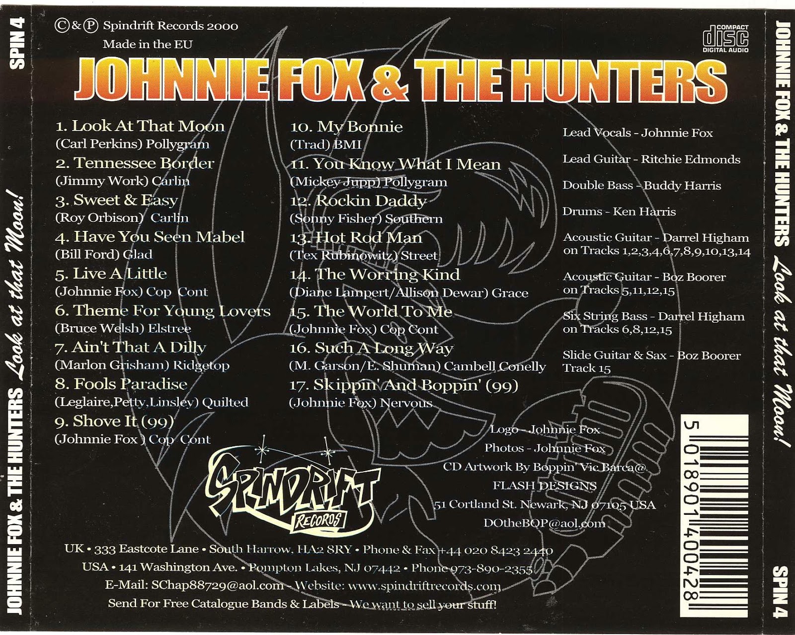 egroj world: Johnnie Fox & The Hunters • Look at that moon