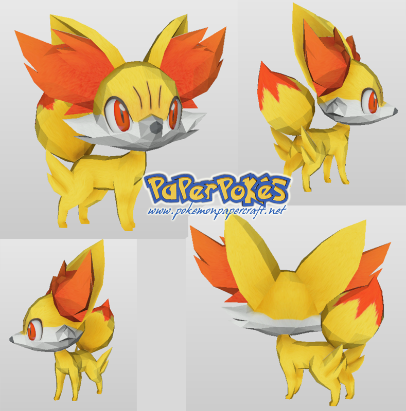 PaperPokés - Pokémon Papercraft: FENNEKIN