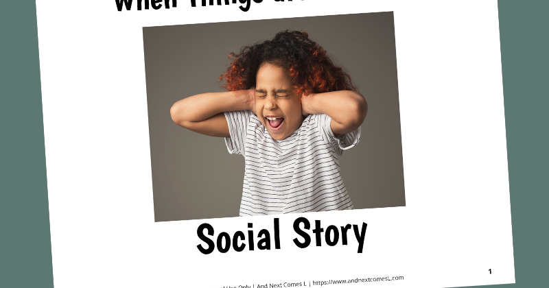 Free Printable Social Story About Coping with Loud Noises | And Next ...