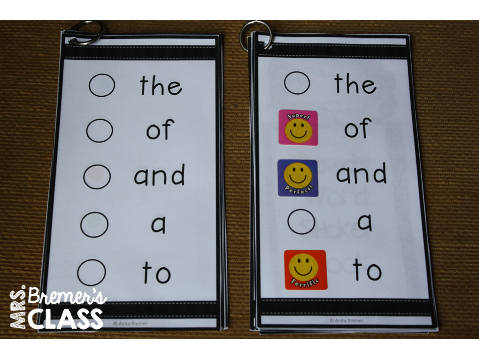 EDITABLE Word Sticker Books! | Mrs. Bremer's Class