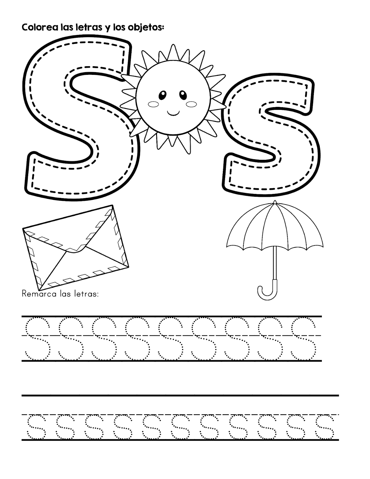 Abecedario para colorear | Materiales Educativos para Maestras