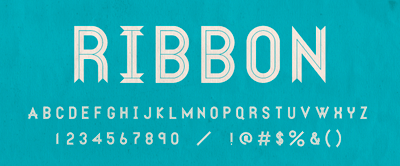 New font: Ribbon | How About Orange