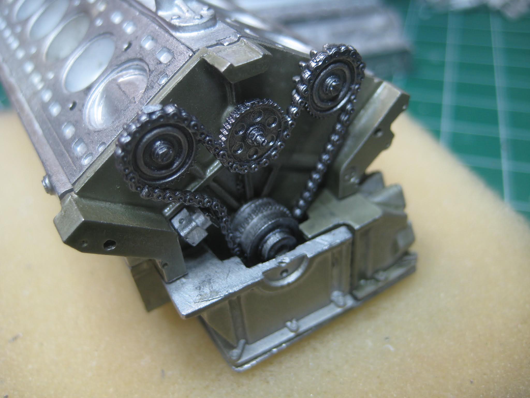 24th-scale: Jaguar XJ13: Engine Part 1