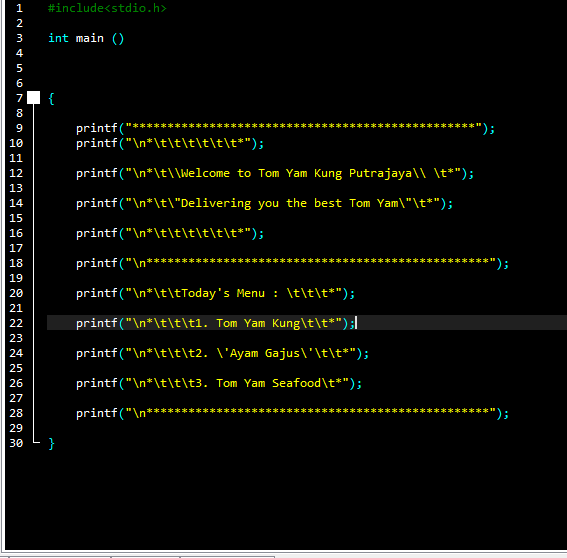 LAB ALGORITHM AND PROGRAMMING (SECTION 3): LAB ACTIVITY 4: Output ...