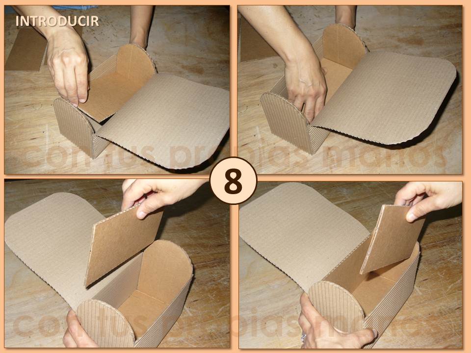 Con Tus Propias Manos: COMO HACER UN BAUL PARA JOYAS CON CARTON CORRUGADO