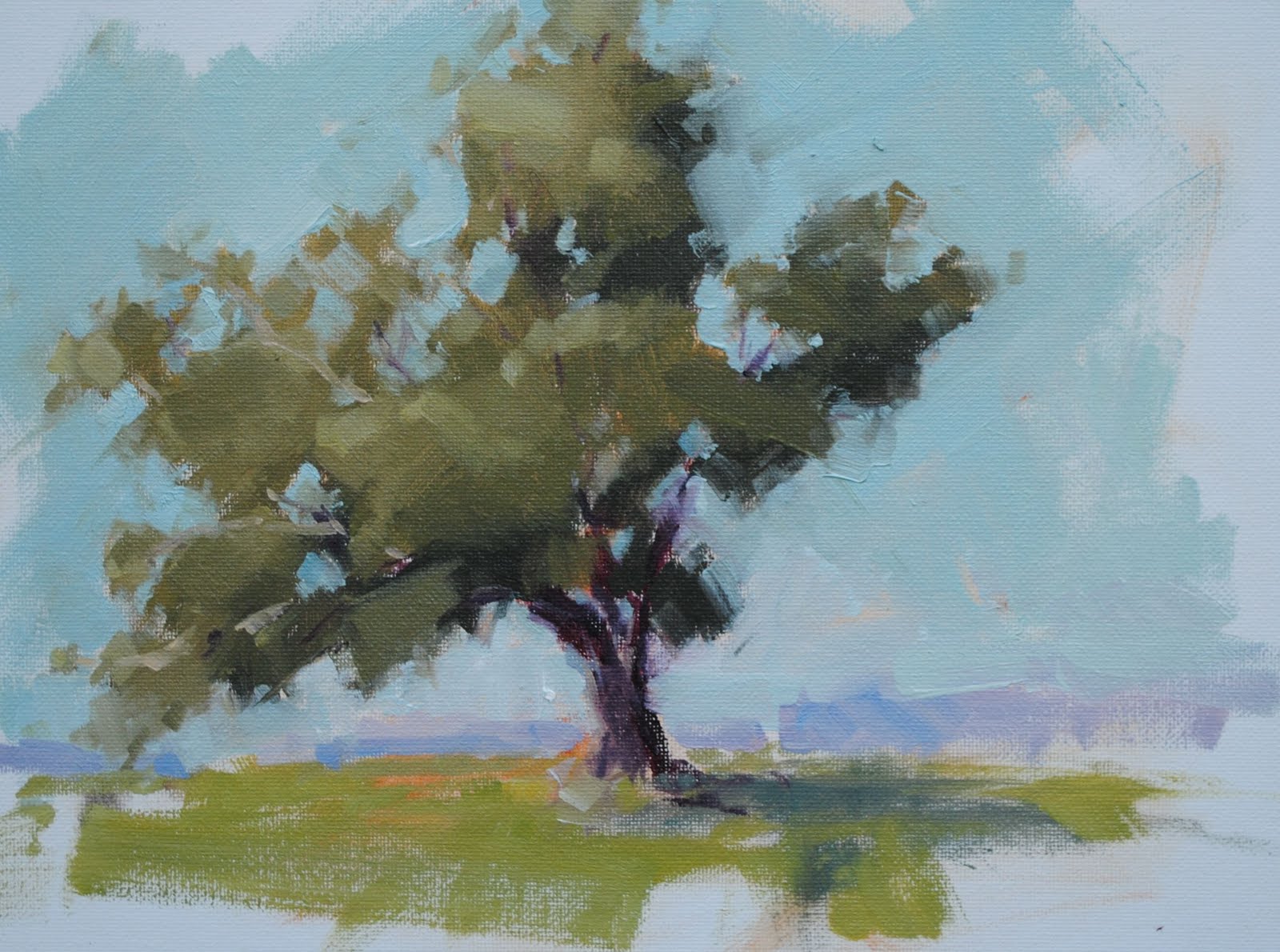 JULIE DAVIS: Tree Study 10-A good study coming to grief