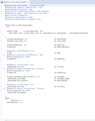 SAP ABAP Central: Embedded CDS View exposure to Fiori