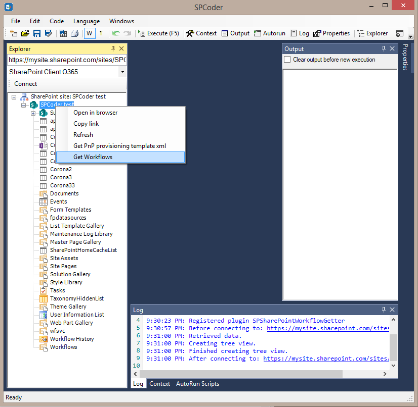 Damjan's Corner: SharePoint online - Get details of all SP Designer workflows