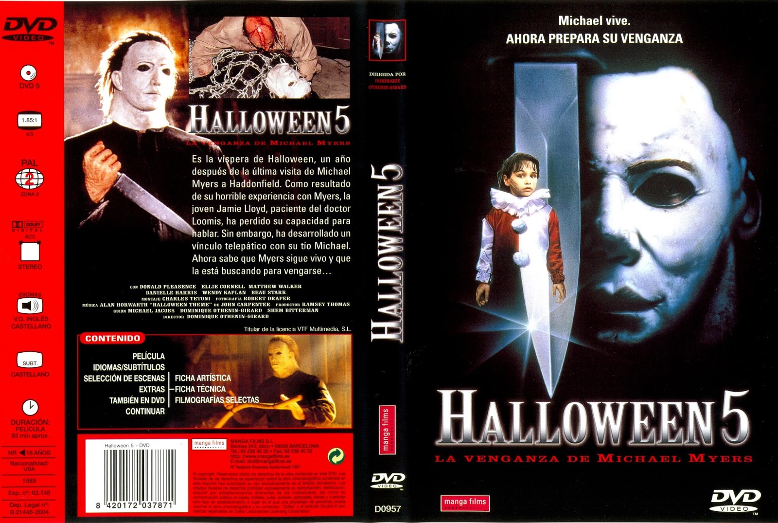 The Horrors of Halloween: HALLOWEEN 5: THE REVENGE OF MICHAEL MYERS ...