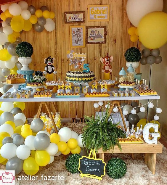 74 ideas de decoración para Fiesta de Tom y Jerry