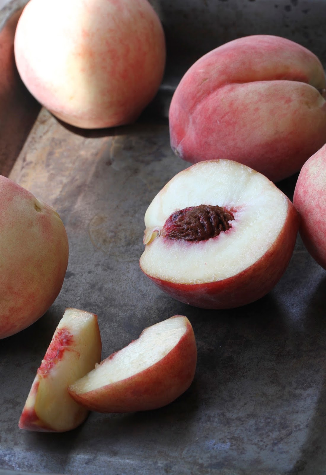 Peaches with Melted Bûcheron - Ever Open Sauce