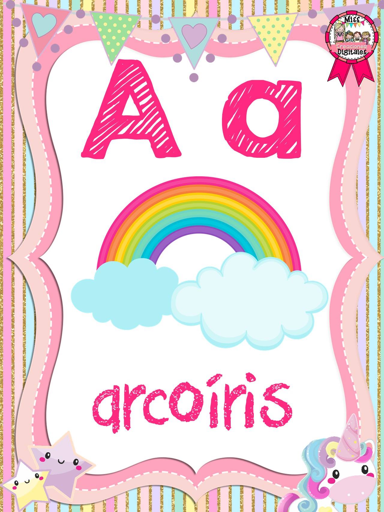 Láminas de Vocales | Mundo de Rukkia