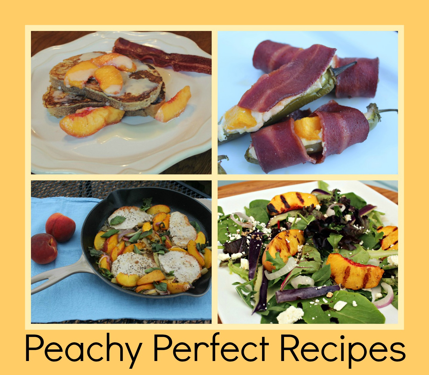 Moore Minutes: 4 amazing fresh PEACH recipes!