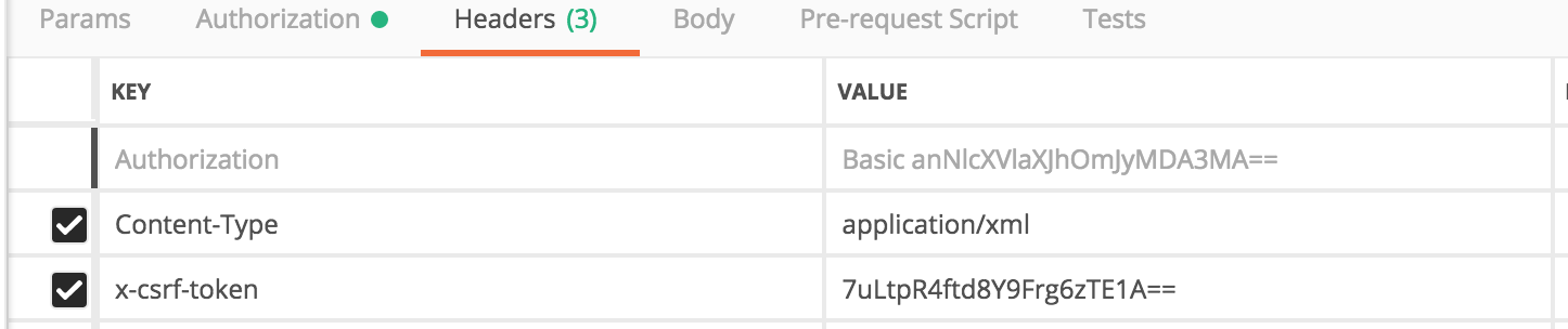 Sap Abap Central Gateway Odata Post Using Postman