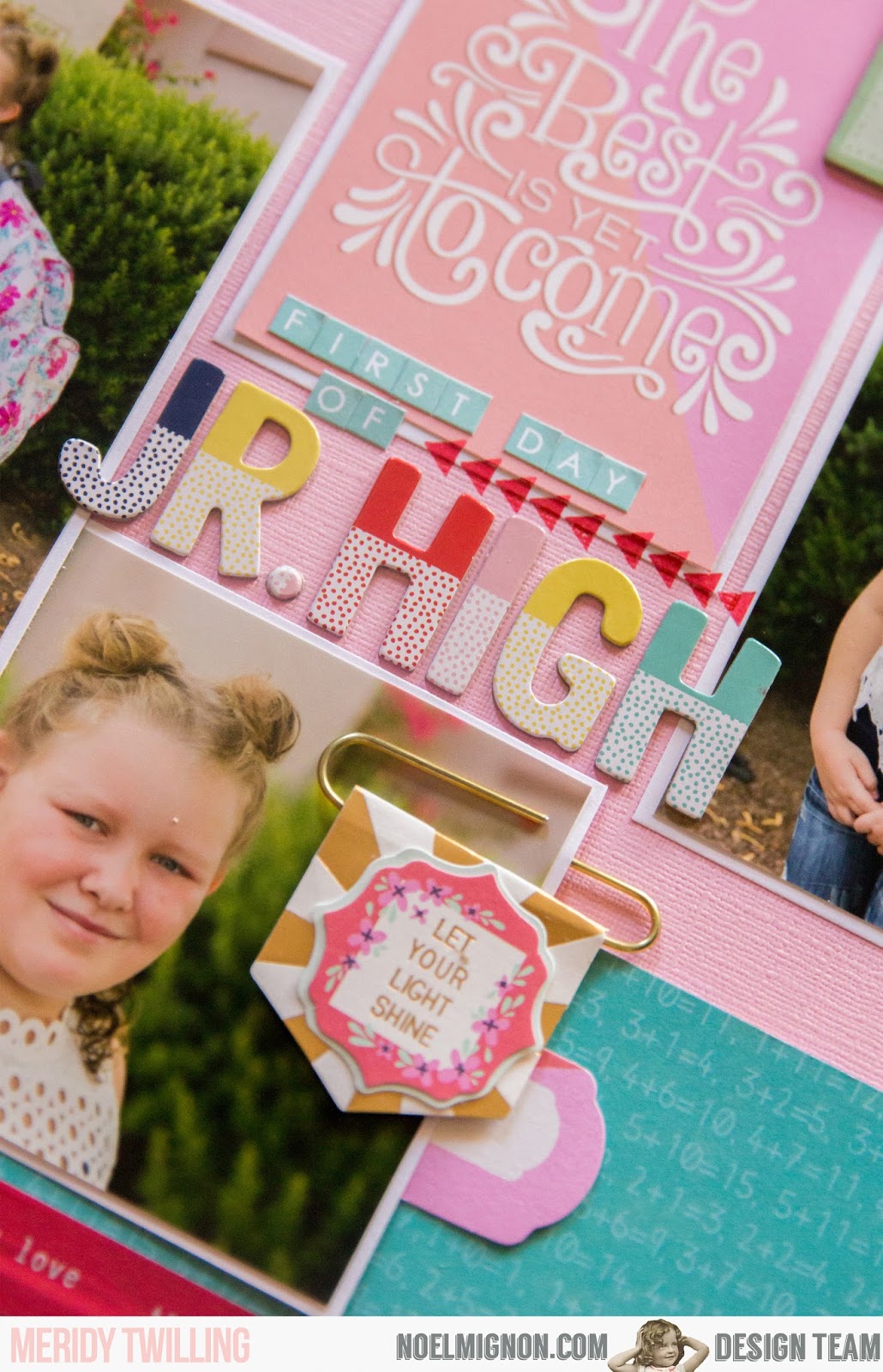 NoelMignon.com Layouts and Projects: {First Day of Jr. High} with the ...