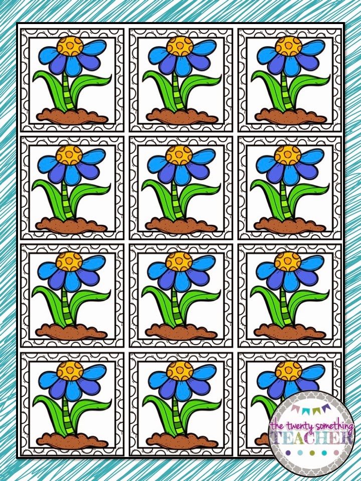 The Twenty Something Teacher: Spring Interactive Common Core Printables