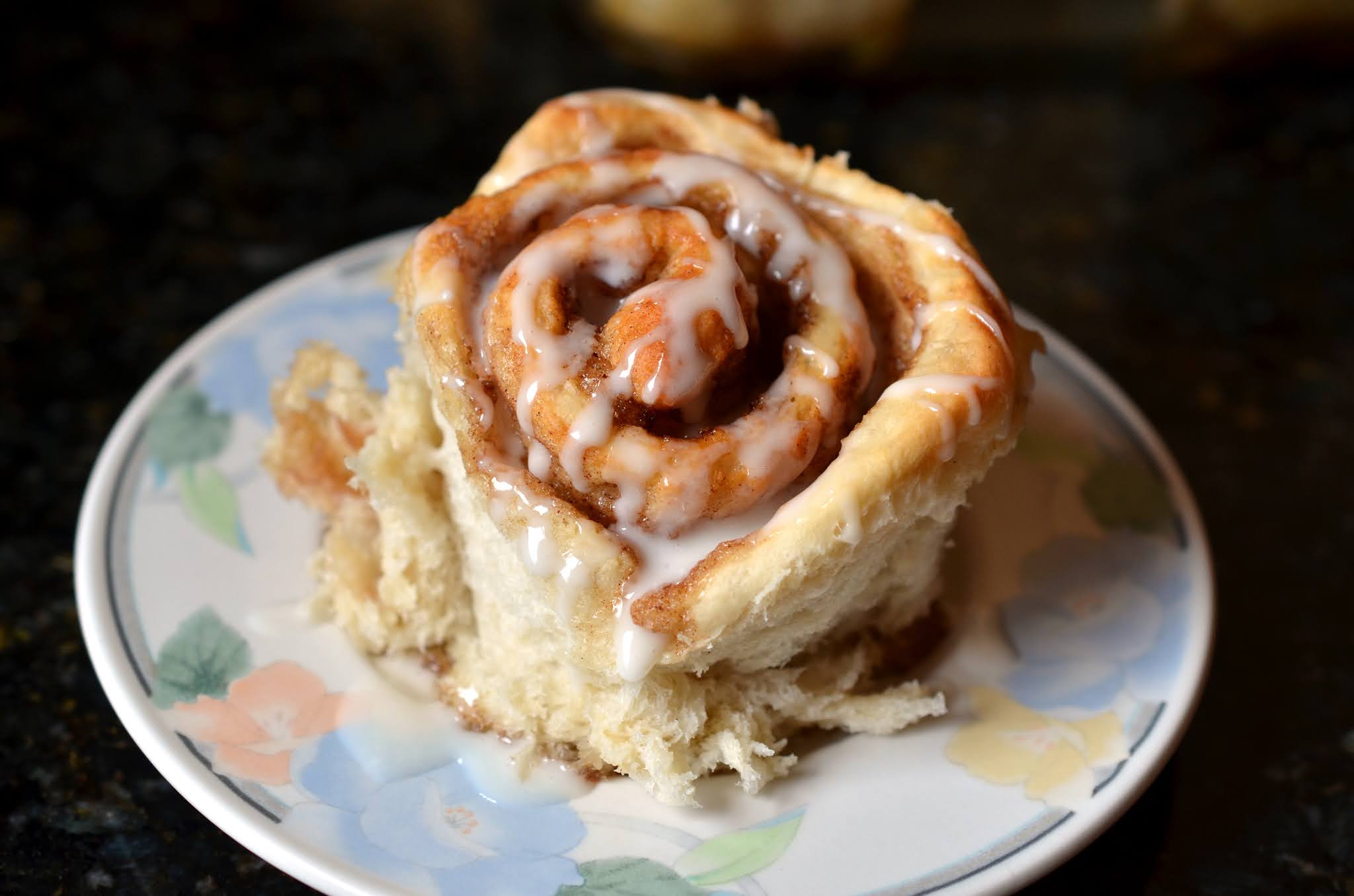 Big and Fluffy Vegan Cinnamon Buns | Kitchen Grrrls.