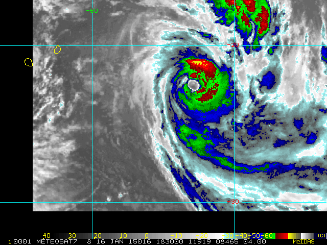 Cyclone tropical intense Bansi: le point à 22h | Météo intense