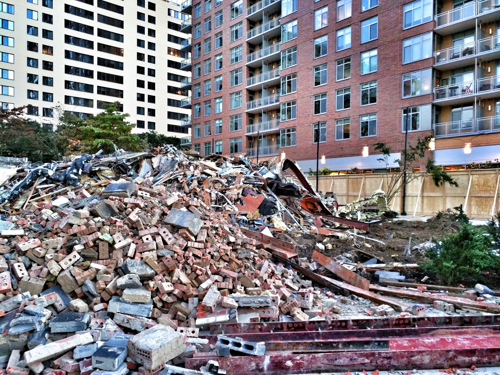 Robert Dyer @ Bethesda Row: Demolition underway at Donohoe's Rugby Ave ...