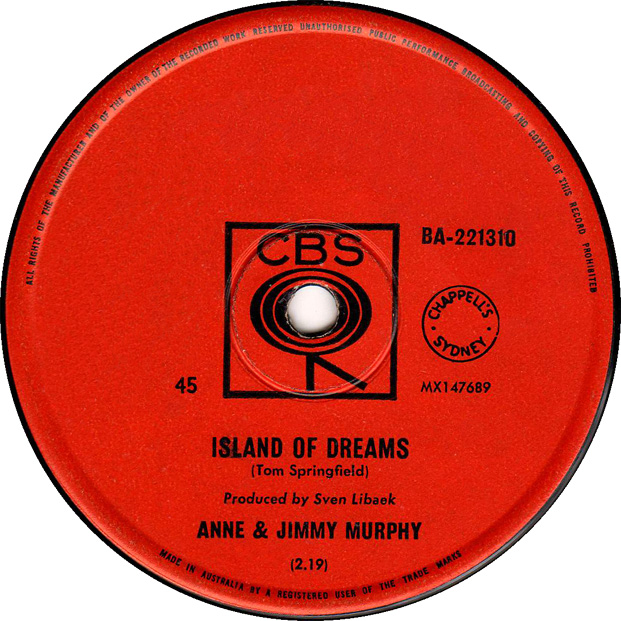 HISTORY OF AUSTRALIAN MUSIC FROM 1960 UNTIL 2000: ANNE AND JIMMY MURPHY