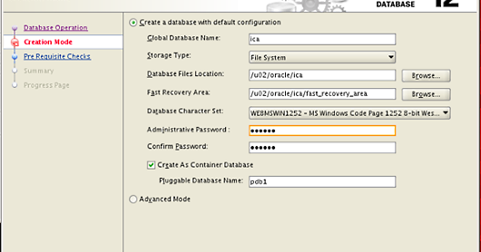 Creating Oracle Container Database in 12c using DBCA | DB Exam Study