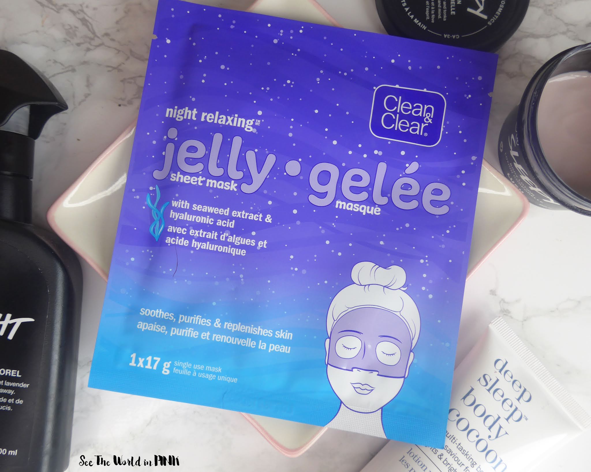 Mask Wednesday - Clean & Clear Night Relaxing Jelly Eye Sheet Mask ...