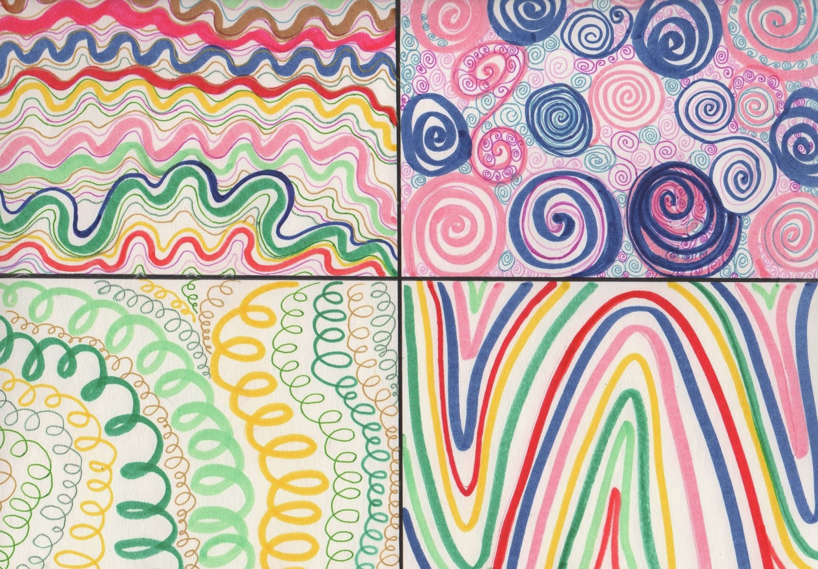 VALDEPLÁSTICA: JUGANDO CON LAS LÍNEAS CURVAS