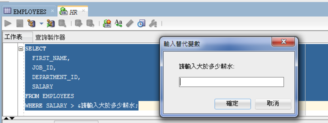 Java程式教學甘仔店 Oracle Db Oracle Sqldeveloper工具輸入框and用法教學
