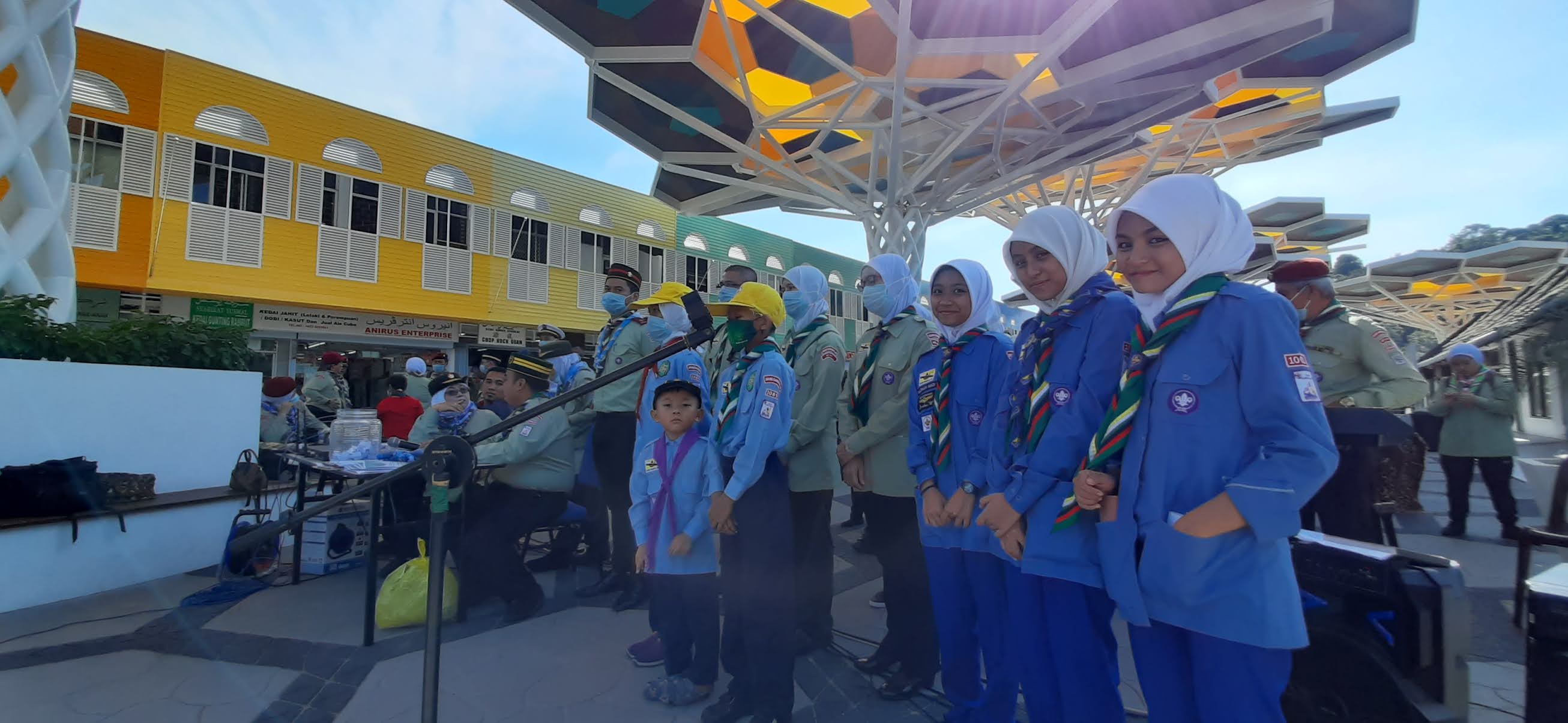SMJA AIR SCOUT: SMJA AIR SCOUTS CELEBRATE WORLD SCOUT SCARF DAY