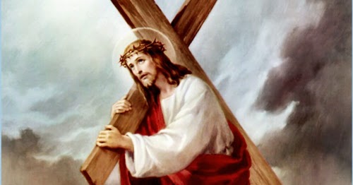 Misterios Dolorosos - Jesus Con La Cruz A Cuestas Camino Del Calvario ...