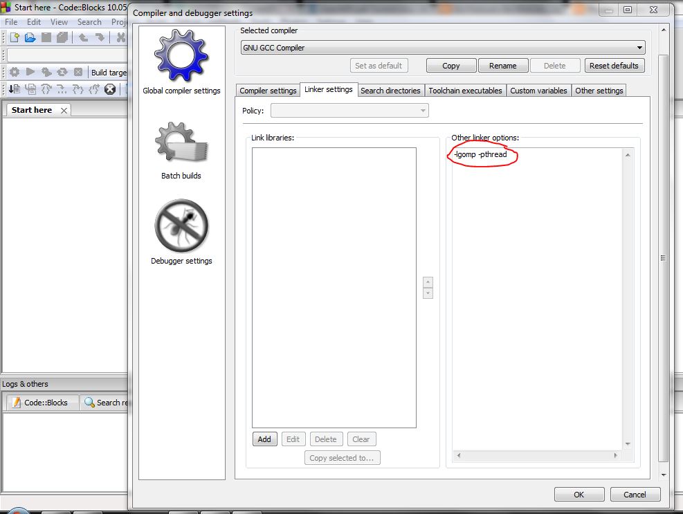 Instinct Techies: How to use OpenMp in Codeblocks