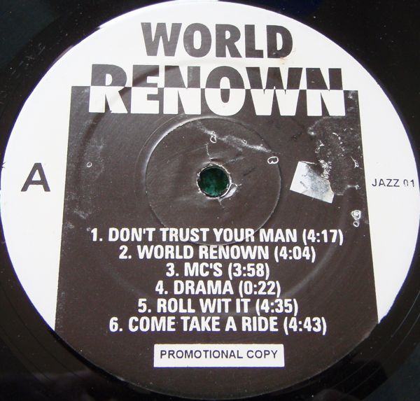 The Lost Tapes: World Renown - "The Album" [Promo LP]
