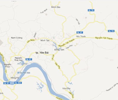 Yen Bai tourist map | Yen Bai Vietnam tourist maps