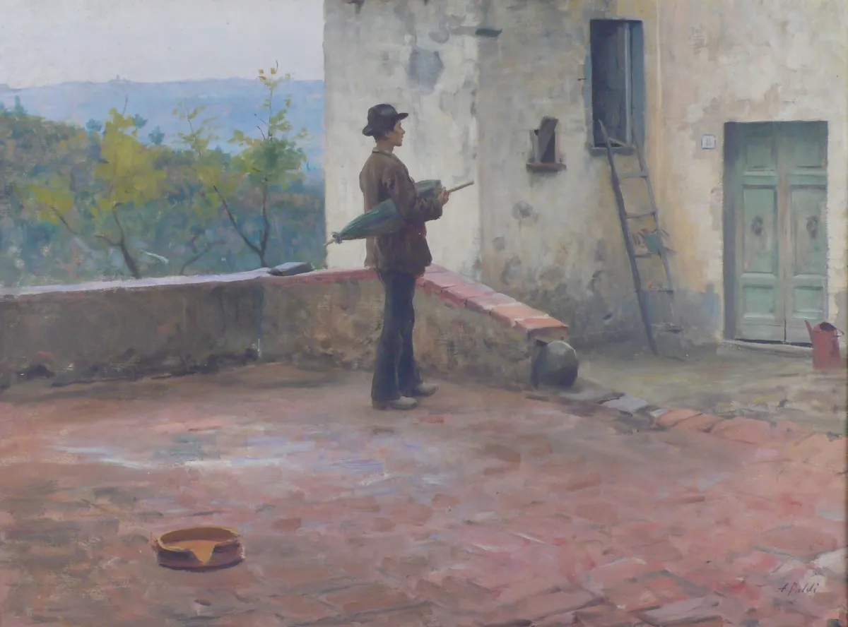 Arturo Faldi (1856-1911) Macchiaioli painter | Masterpiece | Tutt'Art@