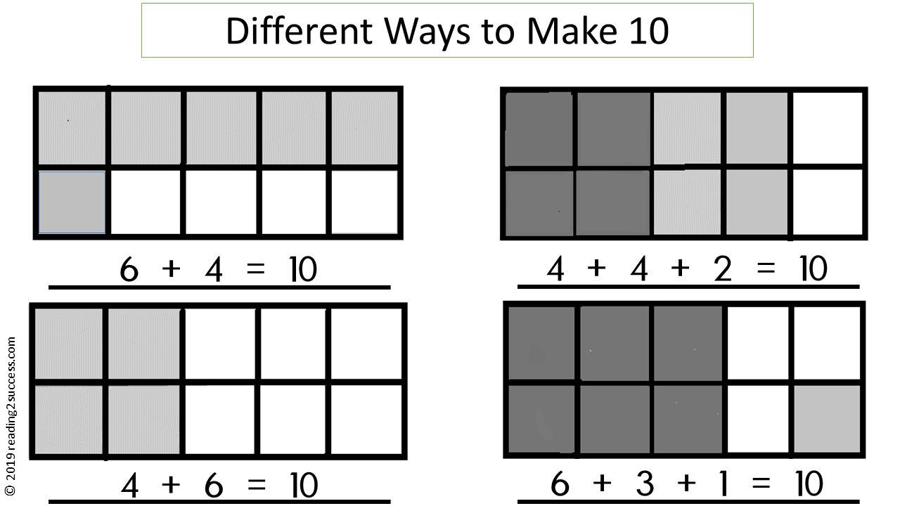 Reading2success: October Base Ten Frame Templates