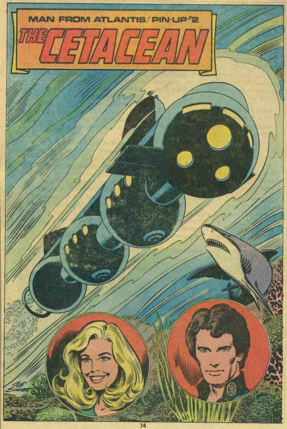 STARLOGGED - GEEK MEDIA AGAIN: 1978: MAN FROM ATLANTIS COMIC - ISSUE 1 ...