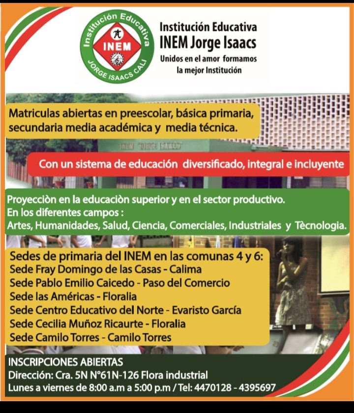 Rectoría I.E INEM Jorge Isaacs Cali